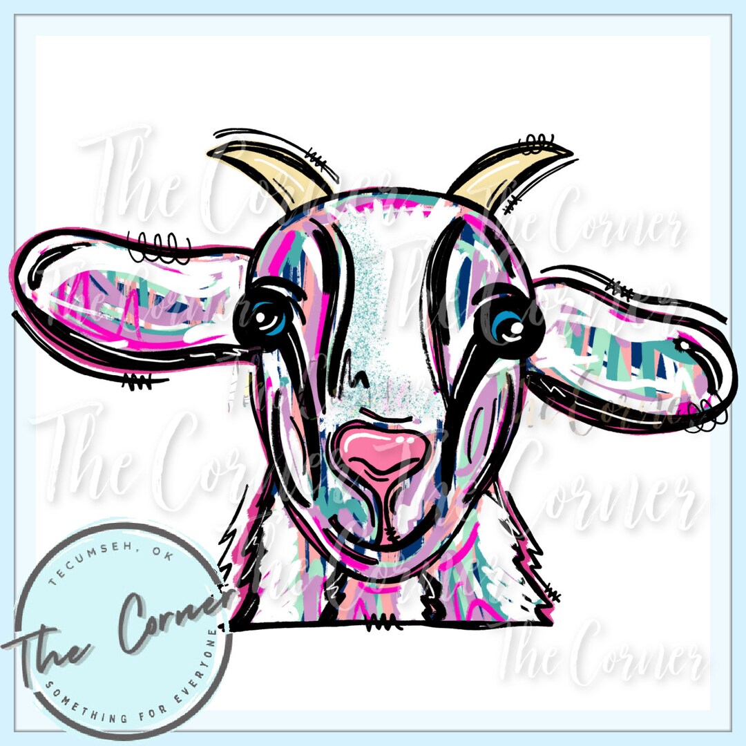 Farm Goat Htv Transfer Goat Sublimation Transfer Farm Goat Shirt ...
