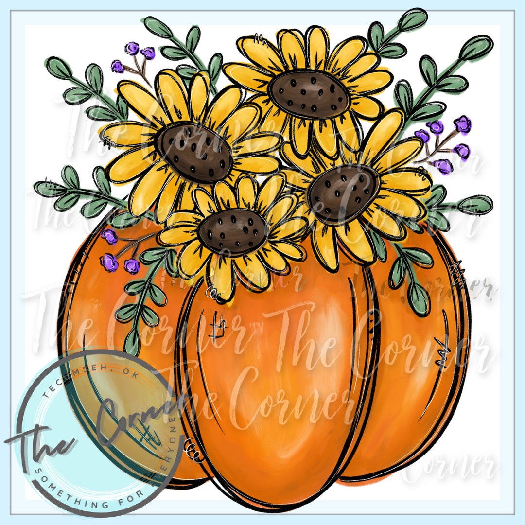 Fall Heat Transfer- Fall Sunflower Sublimation Transfer- Thanksgiving ...