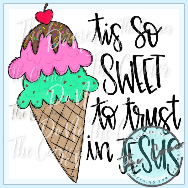 Ice Cream Heat Transfer - Etsy