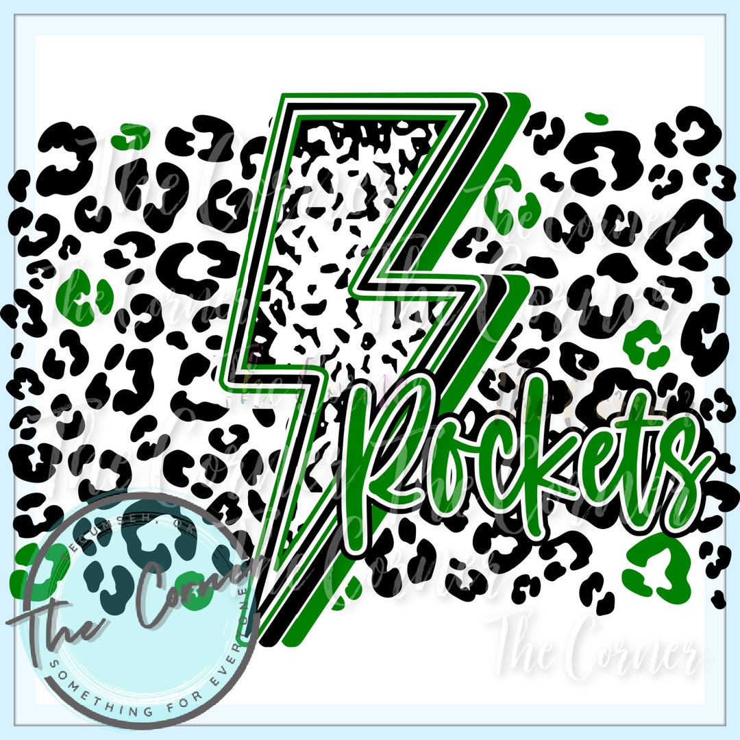 Rockets Heat Press Transfer- Rockets Mascot HTV Transfer- Football Team ...