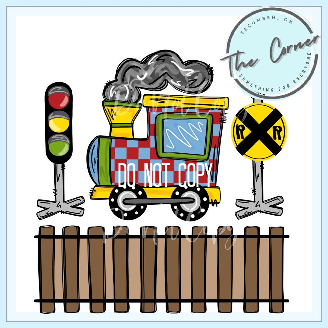 Train Boy Shirt Heat Transfer- Boy Train Sublimation- Railroad Htv ...