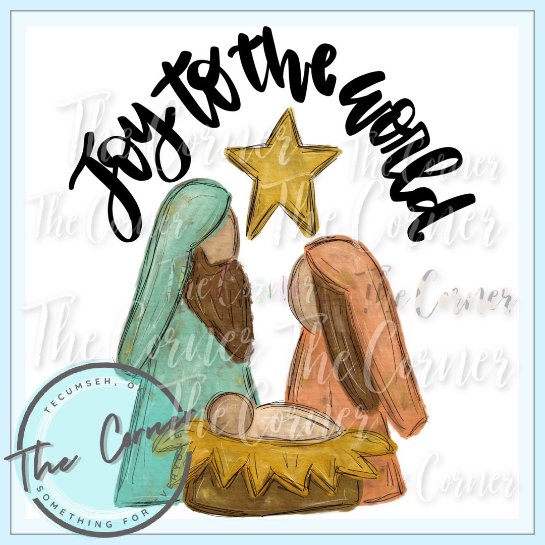 Christmas Nativity Heat Press Transfer Christmas HTV Transfer Christmas ...