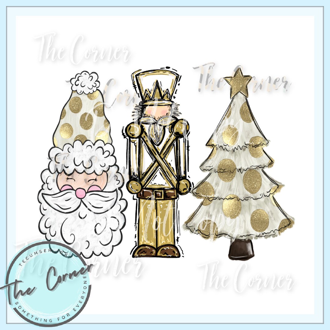 Merry Christmas Heat Press Transfer- Christmas Nutcracker HTV Transfer ...