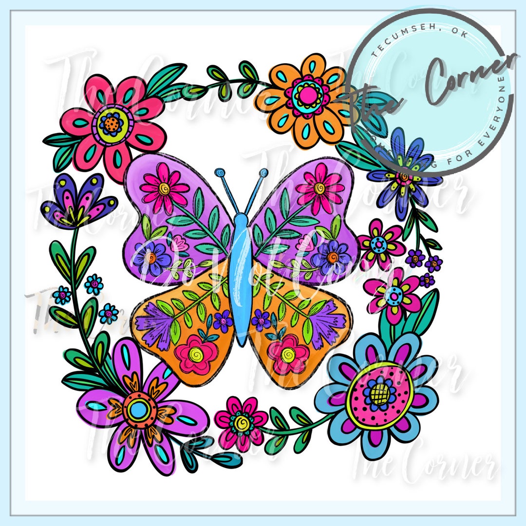 Butterfly Heat Press Transfer Butterfly HTV Transfer Butter Fly ...