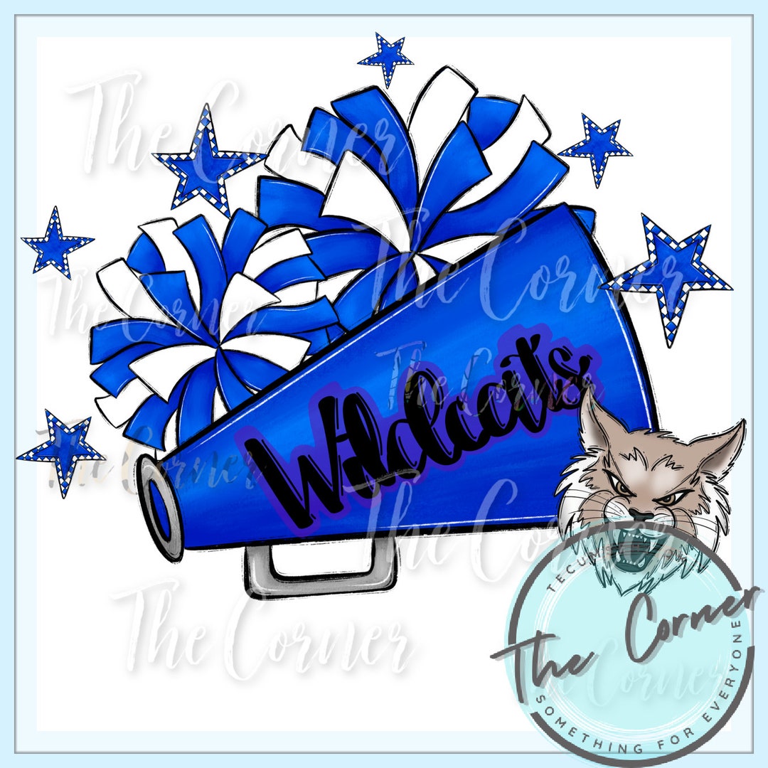 Wildcat Cheer Heat Press Transfer Wildcats Cheerleading HTV Transfer ...