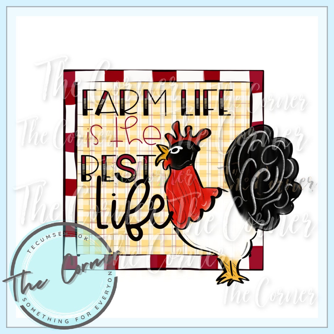 Farm Heat Press Transfer- Chicken HTV Transfer- Western Sublimation ...