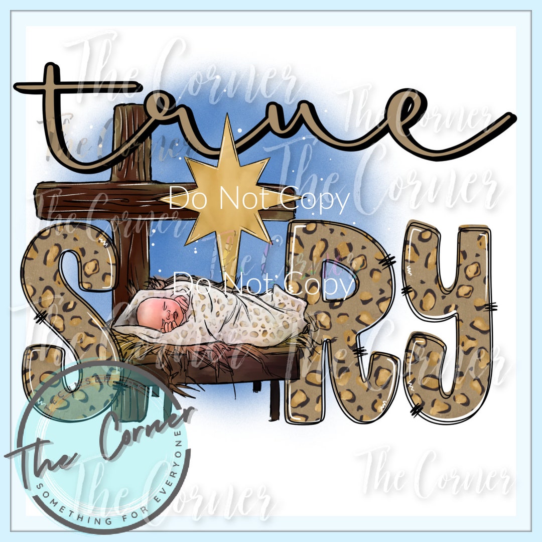 Christmas Nativity Heat Press Transfer- Christmas HTV Transfer ...