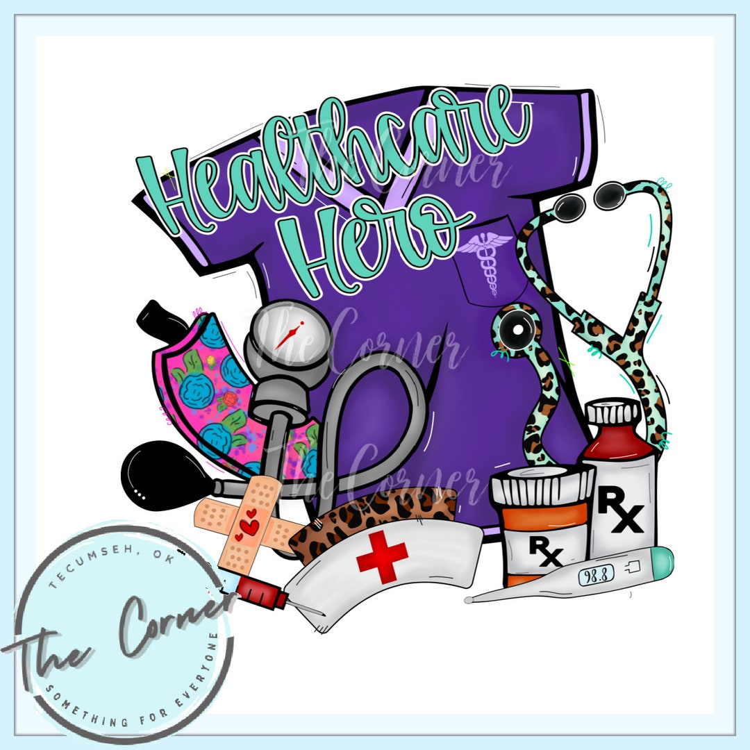 Nursing HTV Healthcare Sublimation Transfer Healthcare Htv Transfer ...