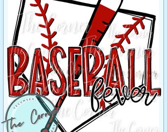 Baseball Fever Book Setting Clipart