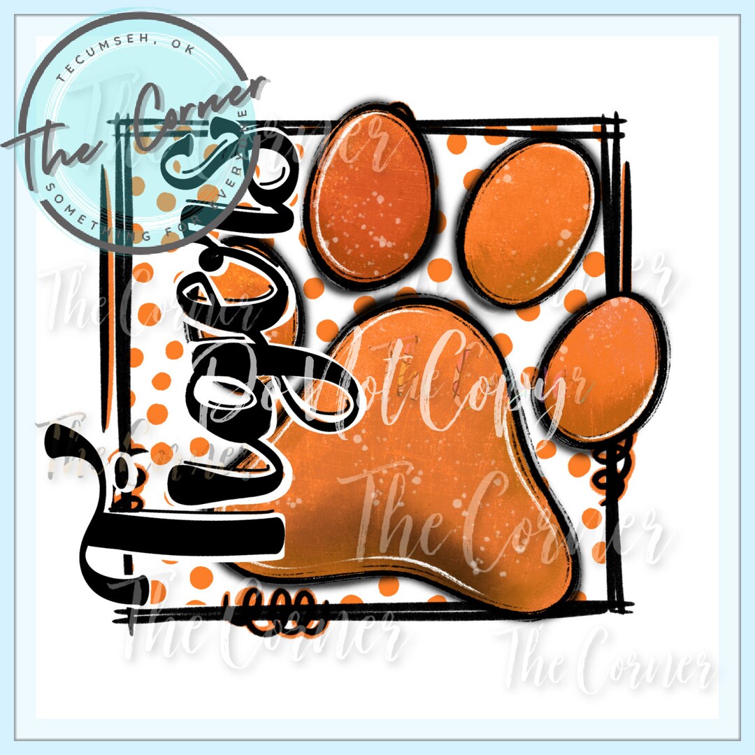 Tiger Heat Transfer- Tiger Cheer Htv- Tiger Cheer Sublimation- Tiger ...