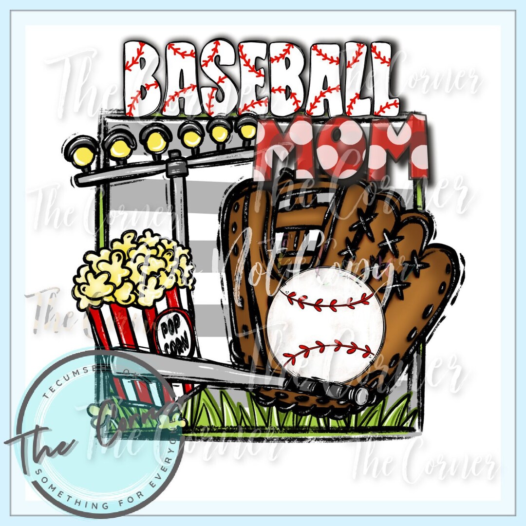 Baseball Mom Htv Transfer- Softball Home Htv- Baseball Sublimation ...