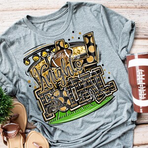 Knights Heat Press Transfer- Go Knights Mascot HTV Transfer- Football ...