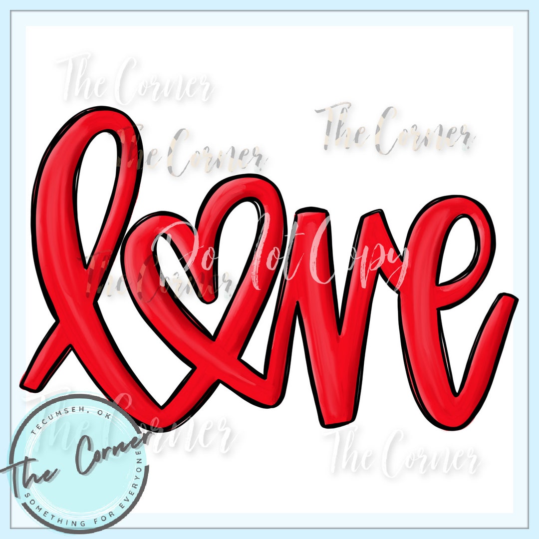 Valentine's Day Shirt Heat Transfer Love Heart Sublimation Valentine's ...