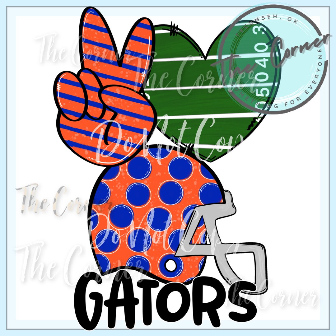 Gators Heat Press Transfer Go Gators Mascot HTV Transfer - Etsy