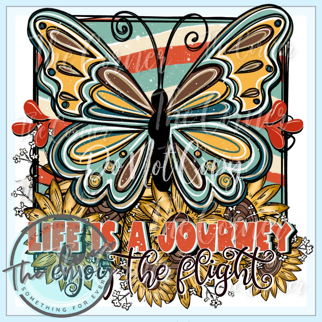 Butterfly Heat Press Transfer Butterfly HTV Transfer Butter - Etsy