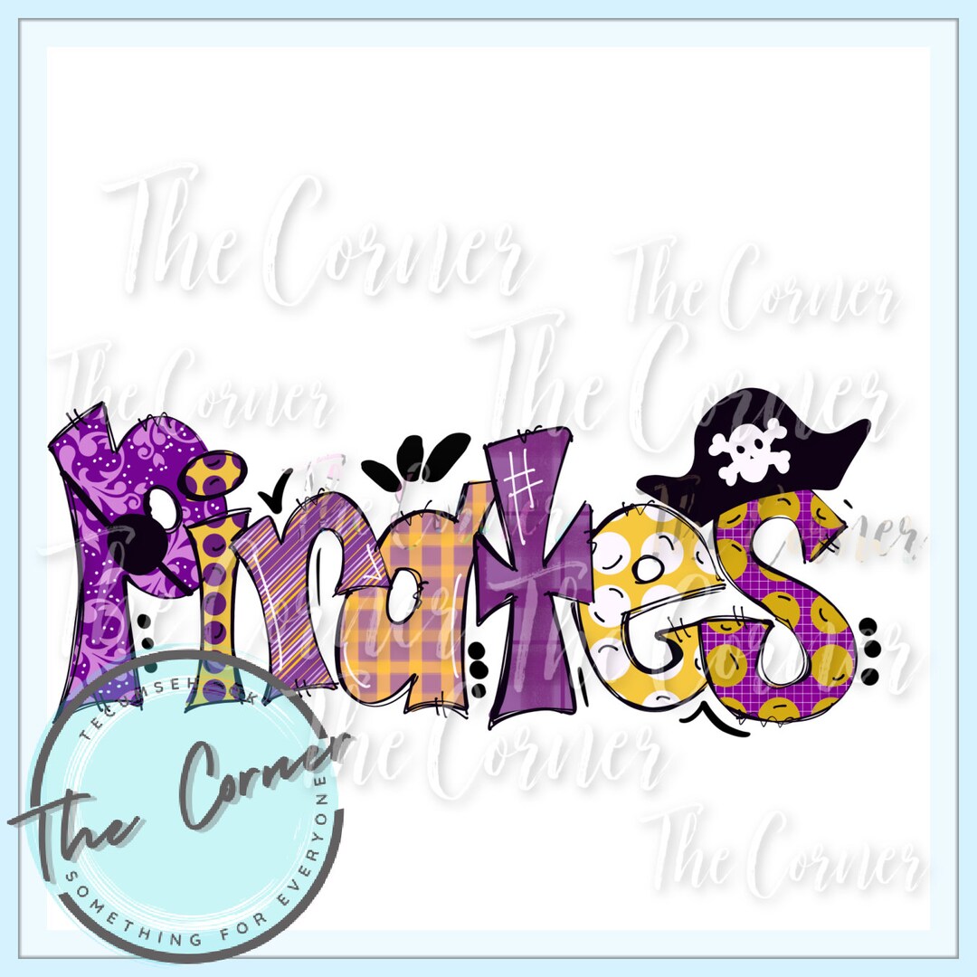 Pirates Heat Press Transfer- Pirate Mascot HTV Transfer- Football Team ...