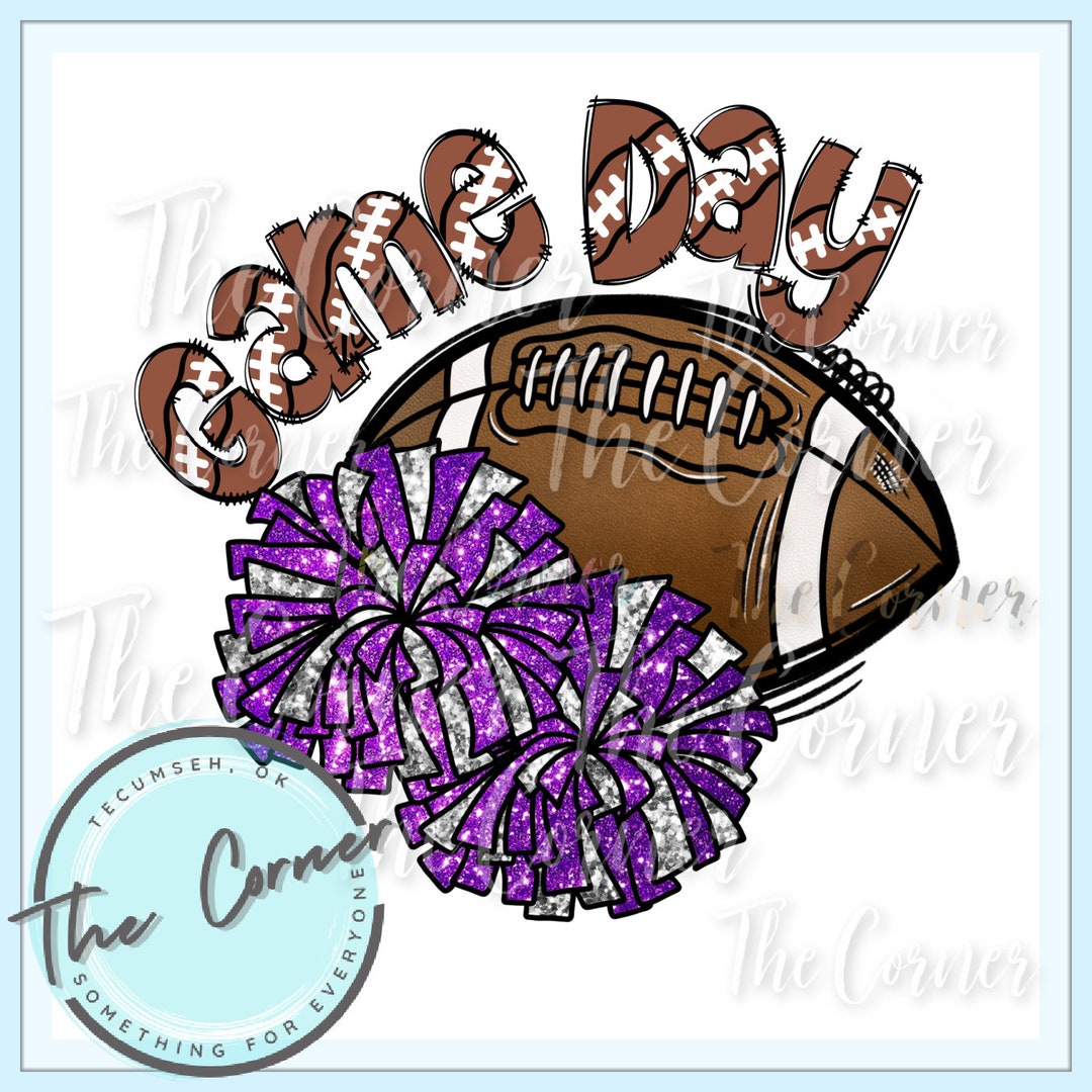 Game Day Football Heat Transfer Htv Football Mascot Htv Football ...