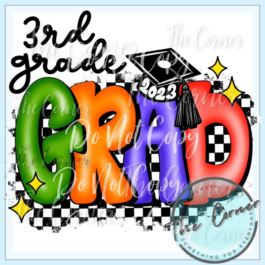 School Heat Transfer Teacher Sublimation Transfer 3rd Graduation Heat ...