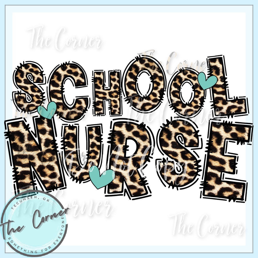 Nursing HTV- School Nurse Sublimation Transfer- Healthcare Htv Transfer ...