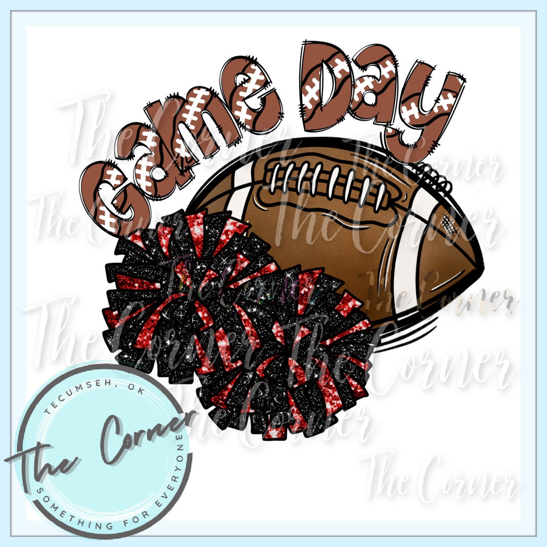 Game Day Football Heat Transfer Htv Football Mascot Htv Football ...