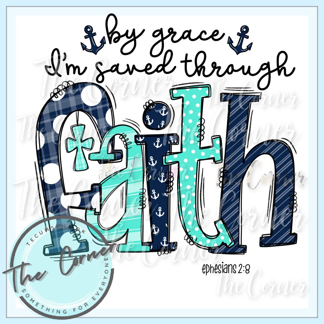 Faith Htv Transfer- Spiritual Sublimation- Jesus Grace Heat Transfer ...