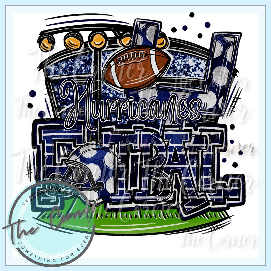 Hurricanes Heat Transfer Htv- Hurricanes Mascot Htv- Football ...