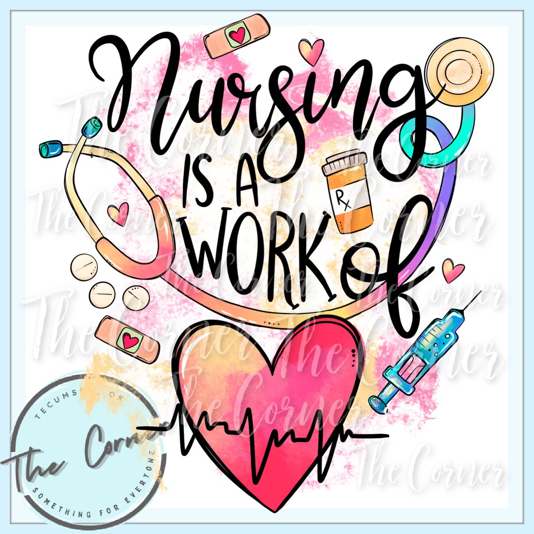 Nursing HTV Healthcare Sublimation Transfer Healthcare Htv Transfer ...