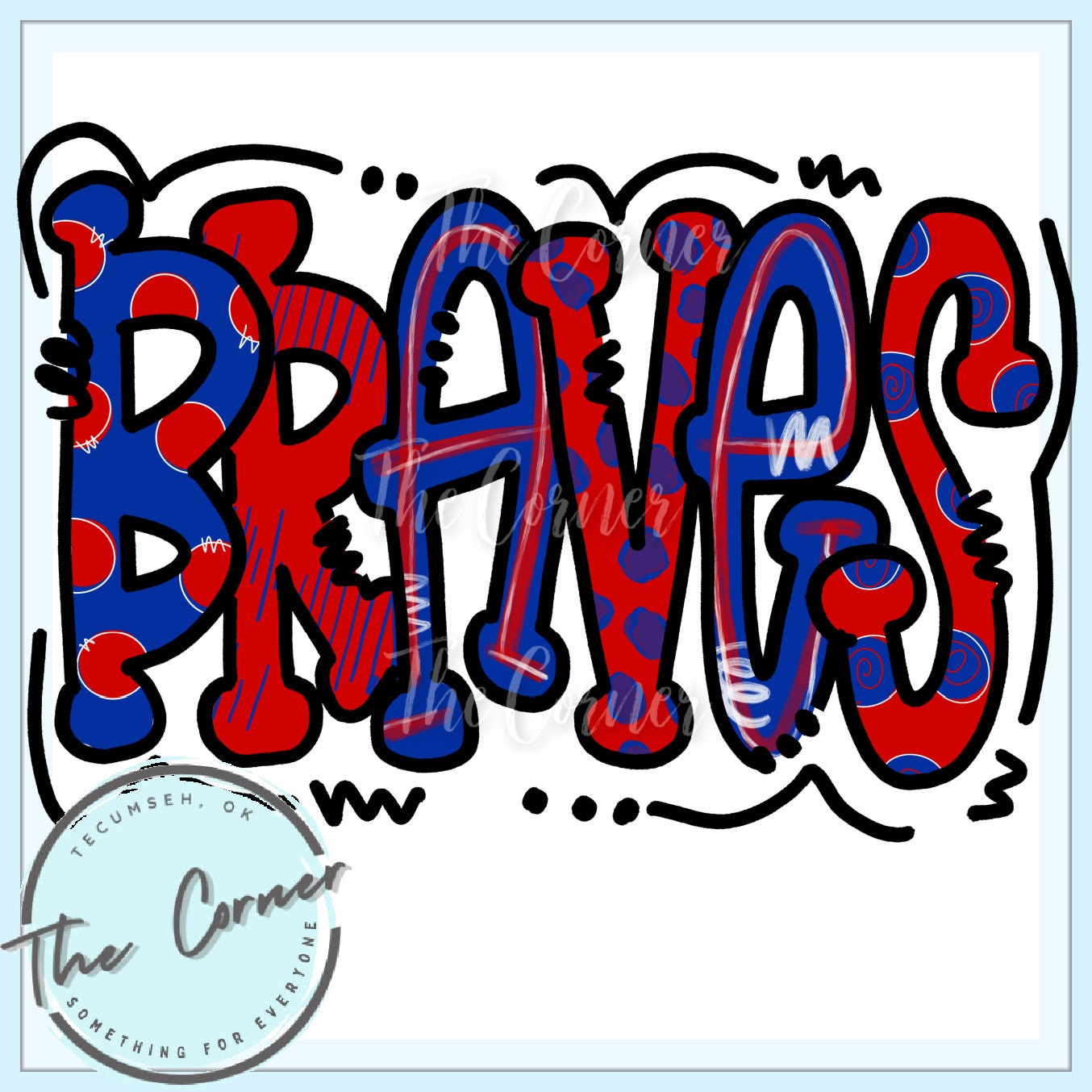 Braves Heat Press Transfer- Go Braves Mascot HTV Transfer- Football ...