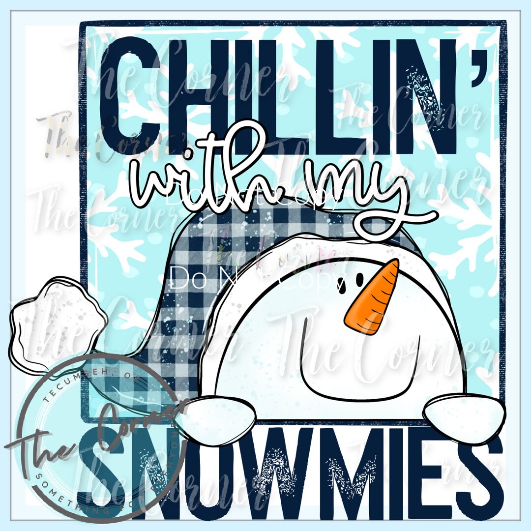 Snowman Heat Press Transfer- Christmas HTV Transfer- Snow Man Shirt ...