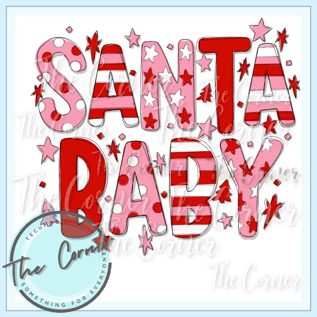 Christmas Santa Claus Heat Press Transfer- Christmas HTV Transfer ...