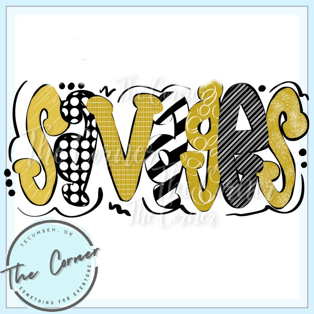 Savages Heat Transfer Htv- Savage Mascot Htv- Savages Doodle ...