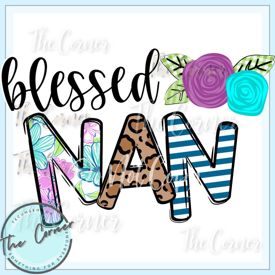 Nan Shirt Htv- Nan Htv Transfer- Blessed Nan Heat Transfer- Nan ...