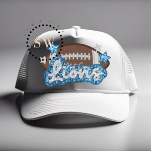 Lions Heat Press Transfer- Go Lions Mascot HTV Transfer- Football Team ...