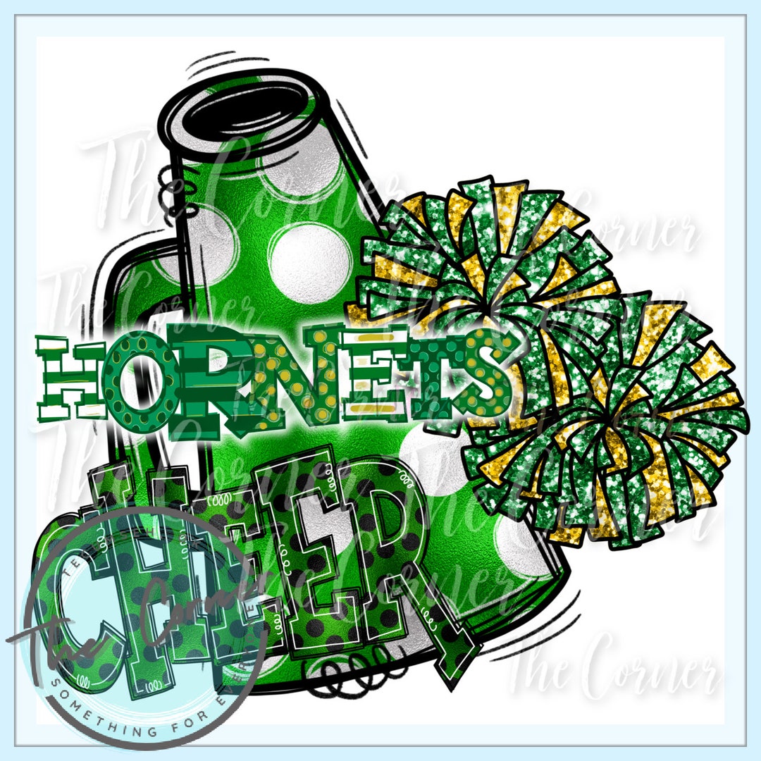 Hornets Heat Press Transfer Go Hornets Mascot HTV Transfer Football ...