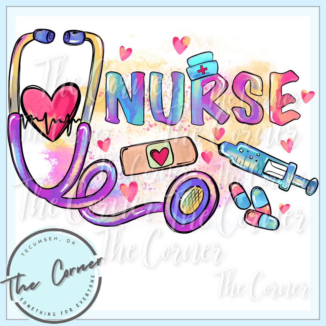 Nursing HTV Healthcare Sublimation Transfer Healthcare Htv Transfer ...