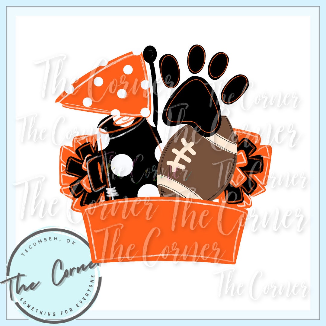 Football Heat Transfer Football Sublimation Transfer Football Htv Fall ...