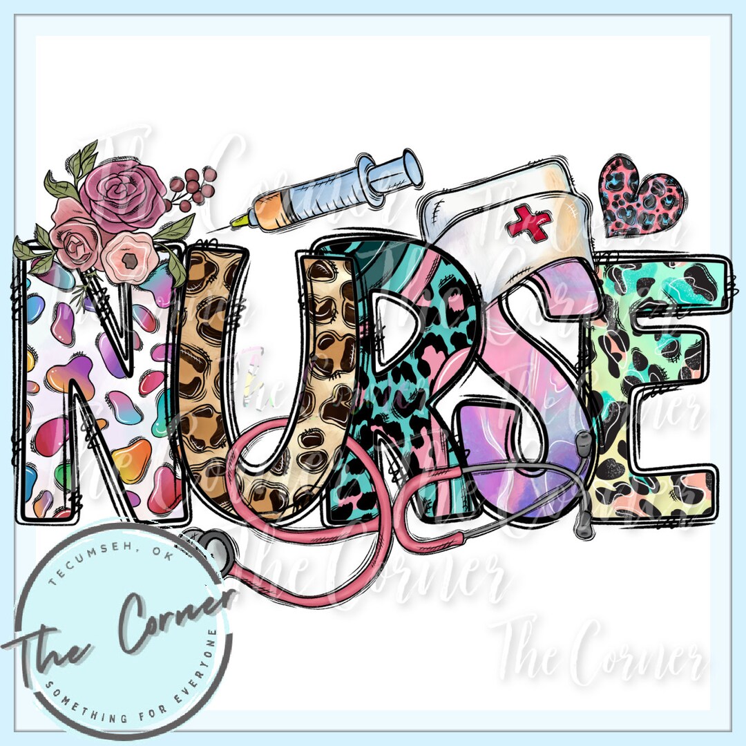 Nursing HTV- Healthcare Sublimation Transfer- Healthcare Htv Transfer ...