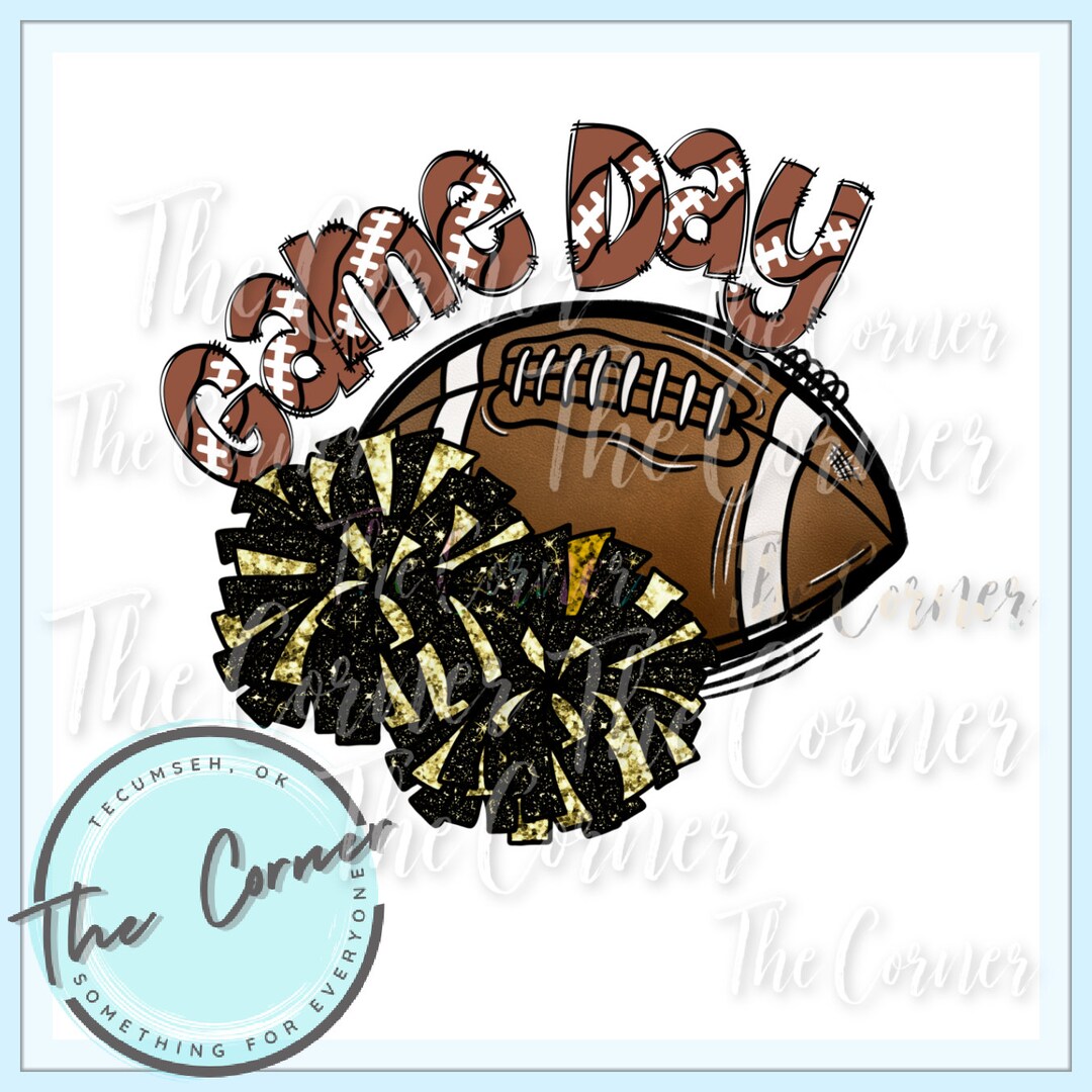 Game Day Football Heat Transfer Htv Football Mascot Htv Football ...