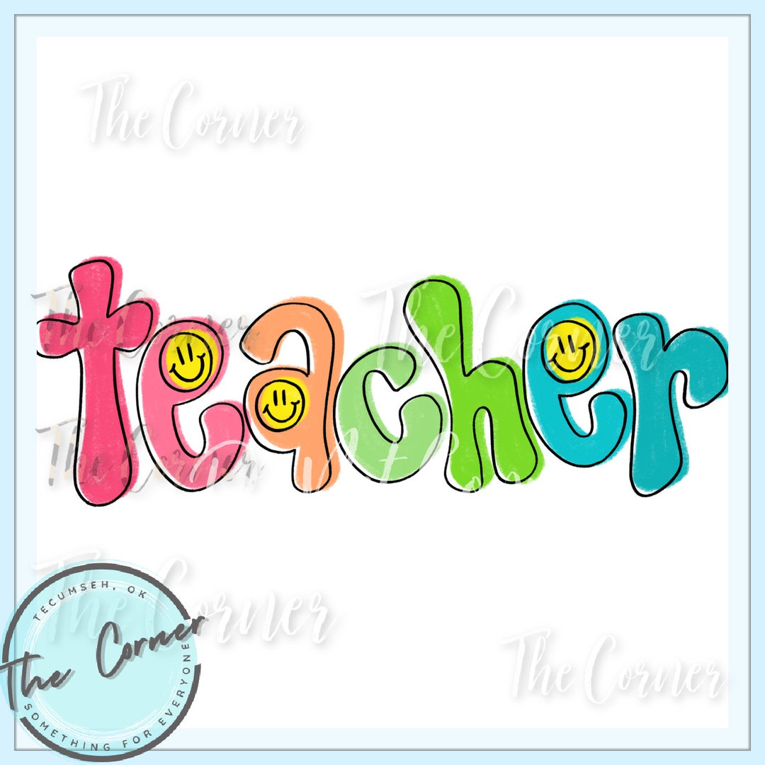 Teacher Sublimation Shirt Transfer- Teach Transfer- Teaching Shirt Heat ...