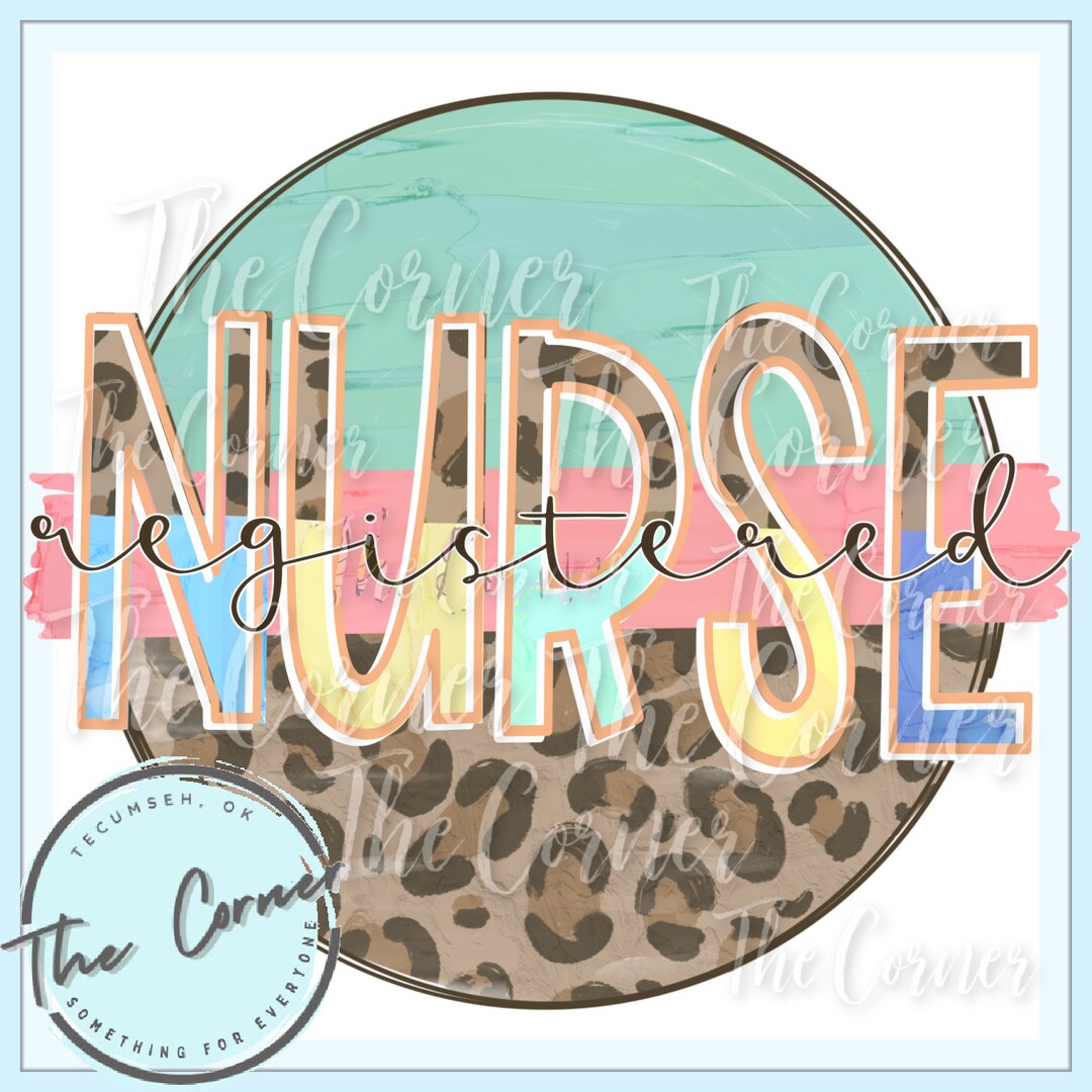 Registered Nurse HTV- Healthcare Sublimation Transfer- Healthcare Htv ...