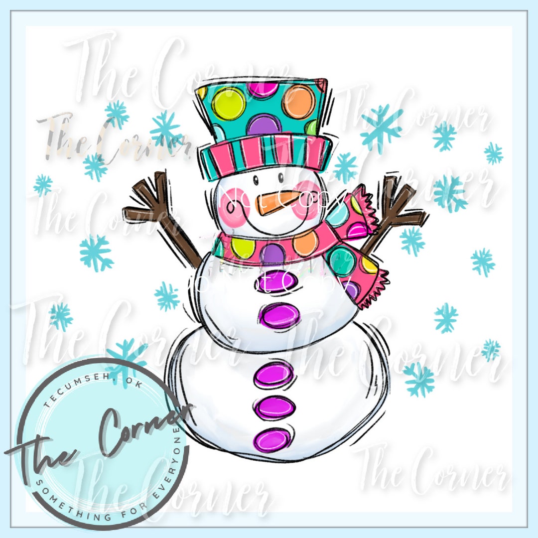 Let It Snow Heat Press Transfer- Winter HTV Transfer- Christmas ...