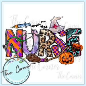 Halloween Nursing HTV Healthcare Sublimation Transfer - Etsy