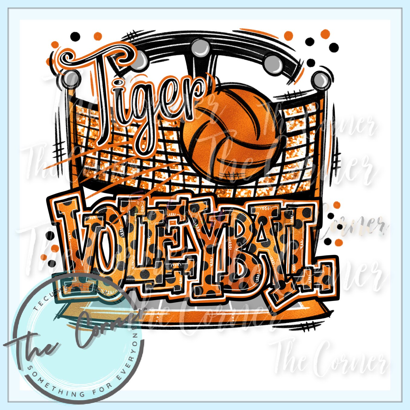 Tigers Volleyball Htv Transfer Tiger Volleyball Shirt - Etsy