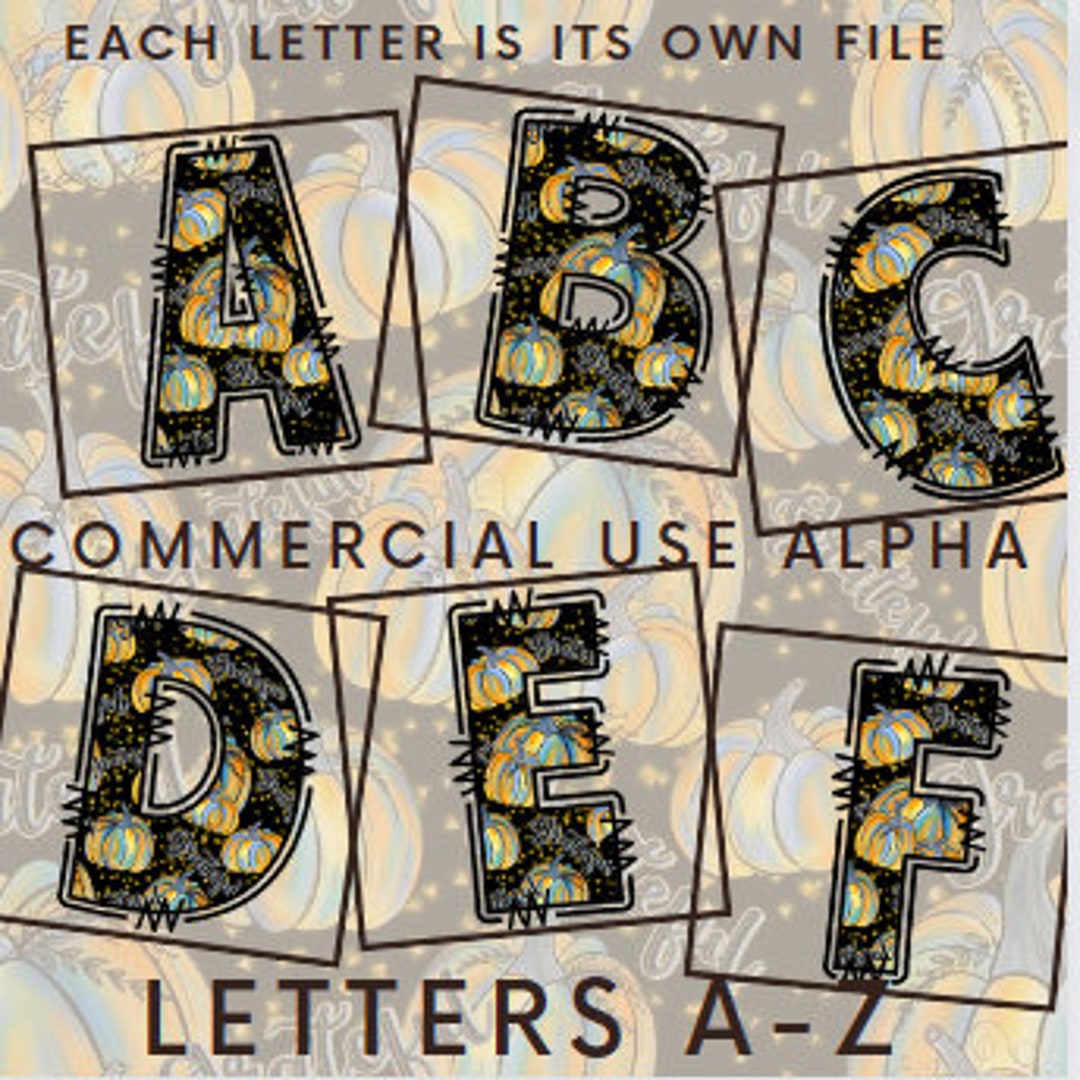 Commercial Use Alpha Set Digital Download Alpha Checkered Alpha Doodle ...