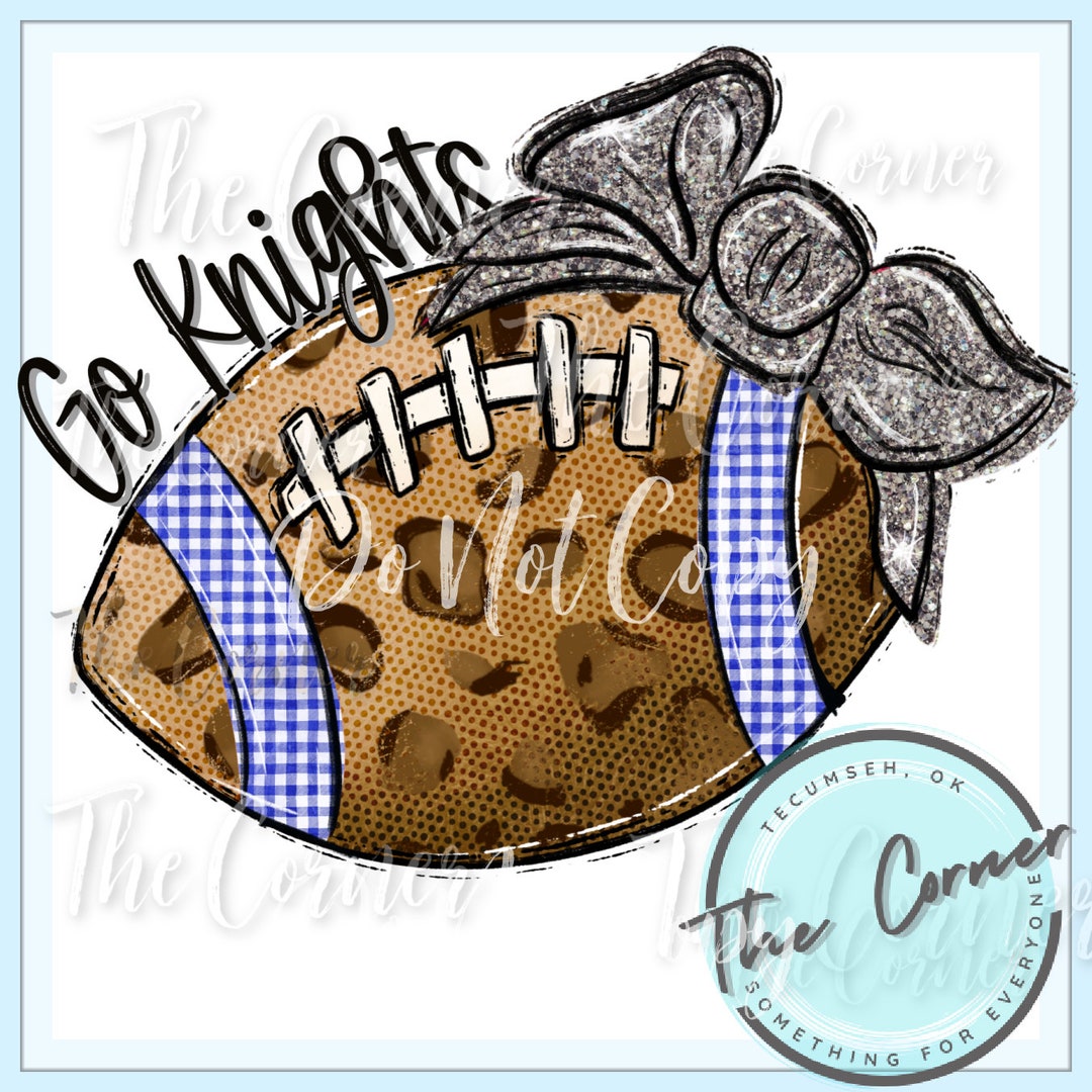 Knights Heat Press Transfer Go Knights Mascot HTV Transfer Football ...