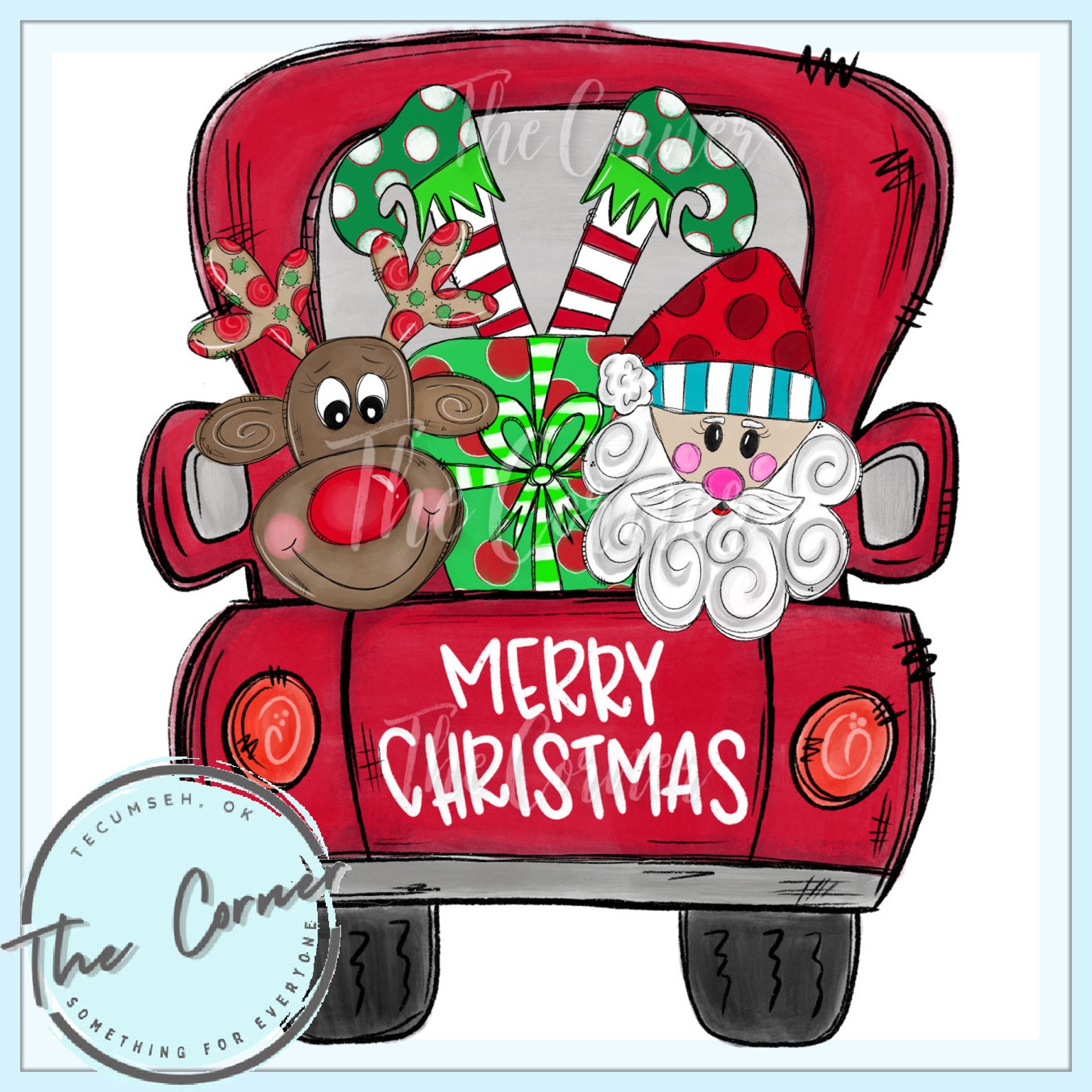 Merry Christmas Heat Press Transfer- Christmas HTV Transfer- Christmas ...