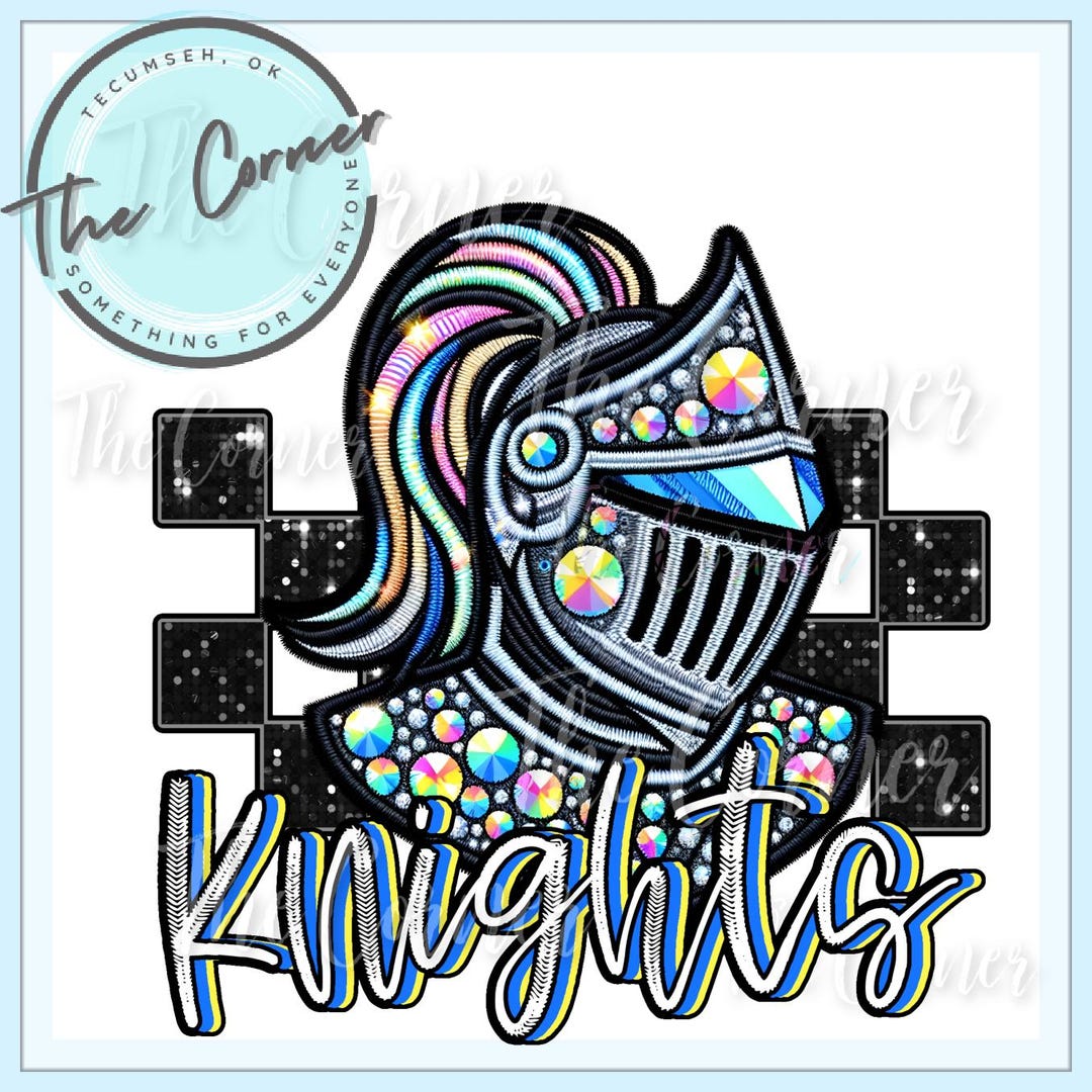 Knights Heat Press Transfer- Knights Cheer HTV Transfer- Football Team ...