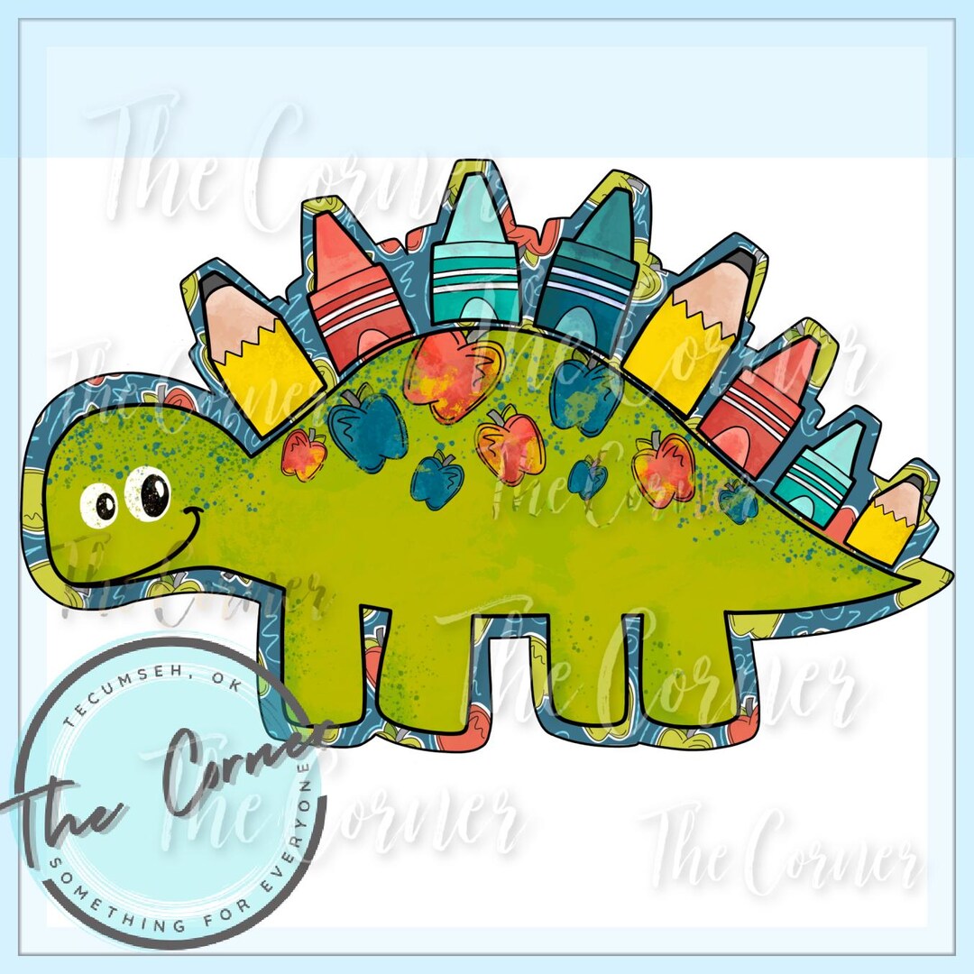 Boy School Heat Transfer School Dinosaur Sublimation Transfer Back to ...