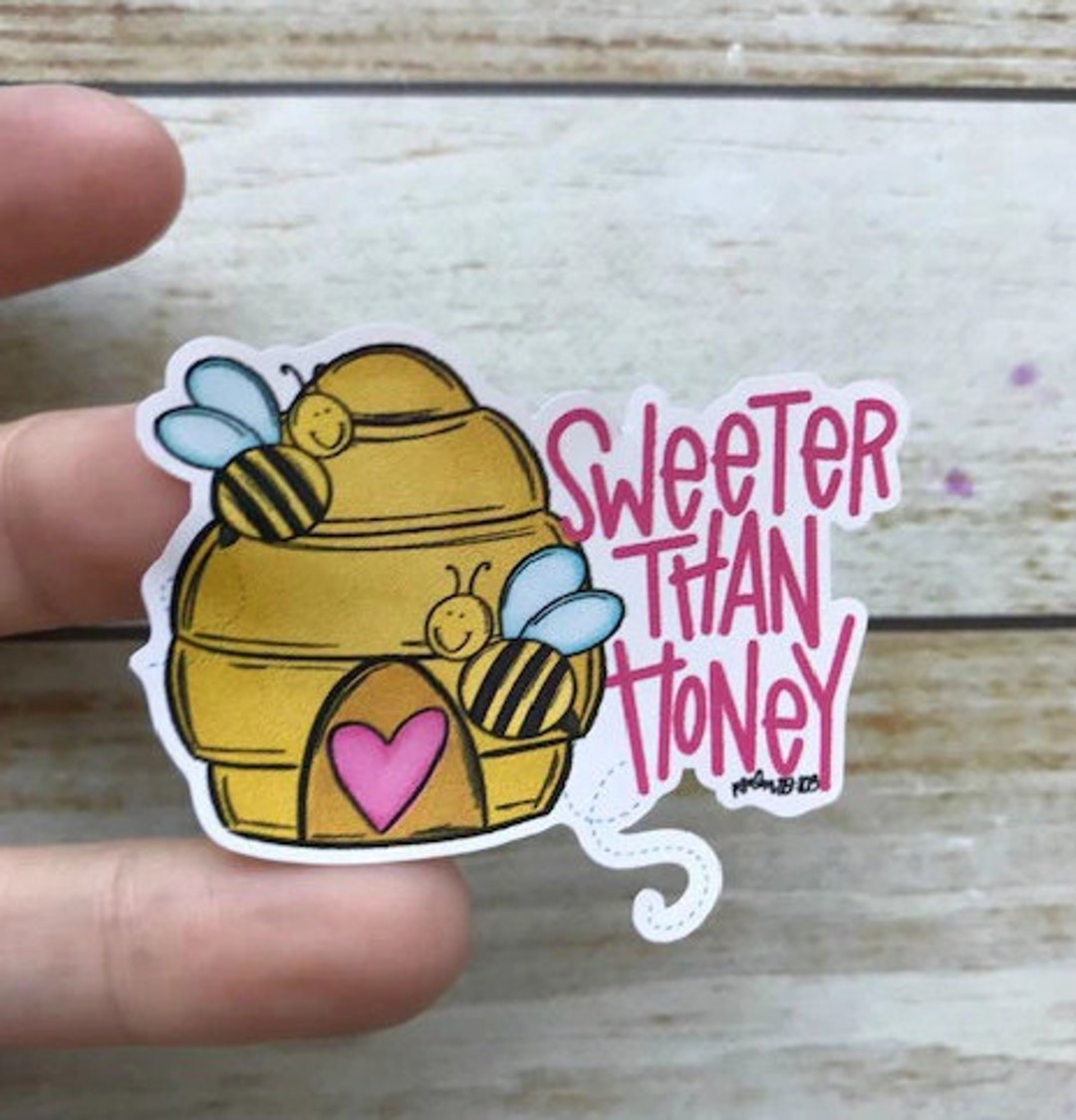 Bee Hive Sticker Sheet- Bee Label- Honey Jar Label- Product Label ...