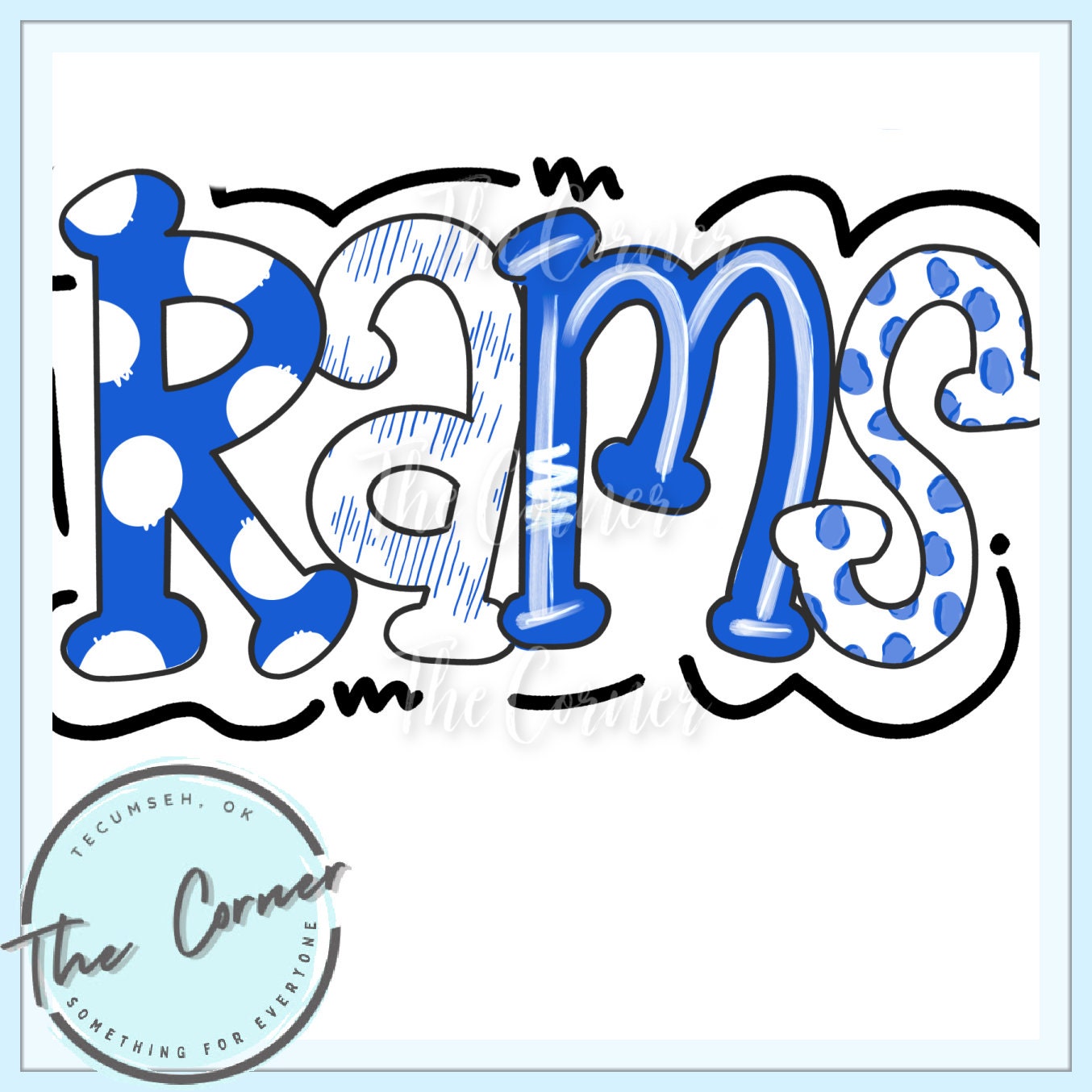 Rams Heat Press Transfer Go Rams Mascot HTV transfer | Etsy